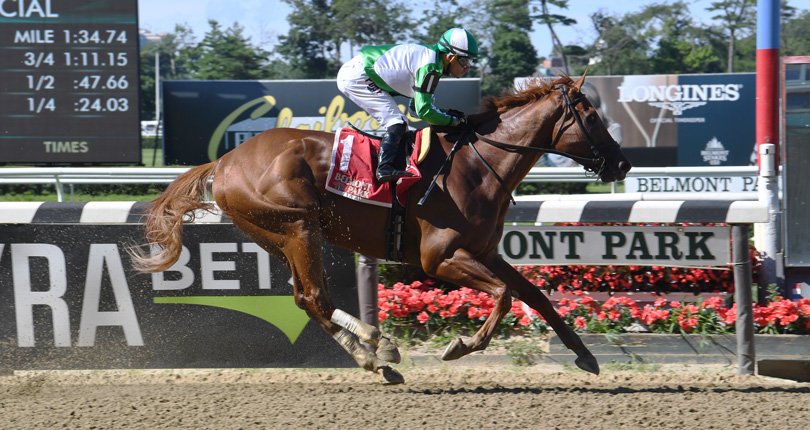 Mr. Buff flexes his muscles in Sunday afternoon's Saginaw | Belmont Park