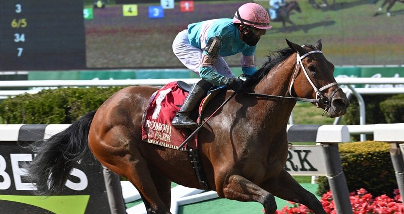 Vault locks up G2 Ruffian win with rallying score | Belmont Park
